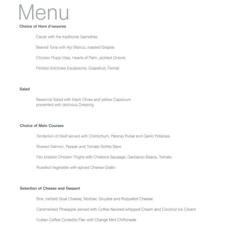 Lufthansa Menus - The Airchive 2.0