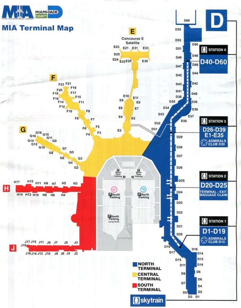 Miami International Airport Terminal Maps - The Airchive 2.0