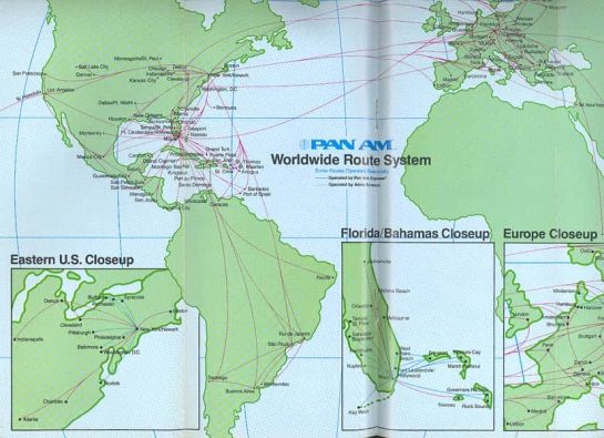 Pan Am Timetables and Route Maps - The Airchive 2.0