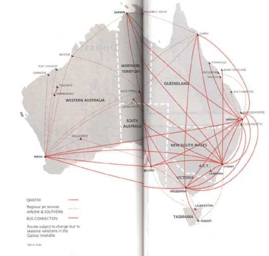 Qantas Timetables and Route Maps - The Airchive 2.0