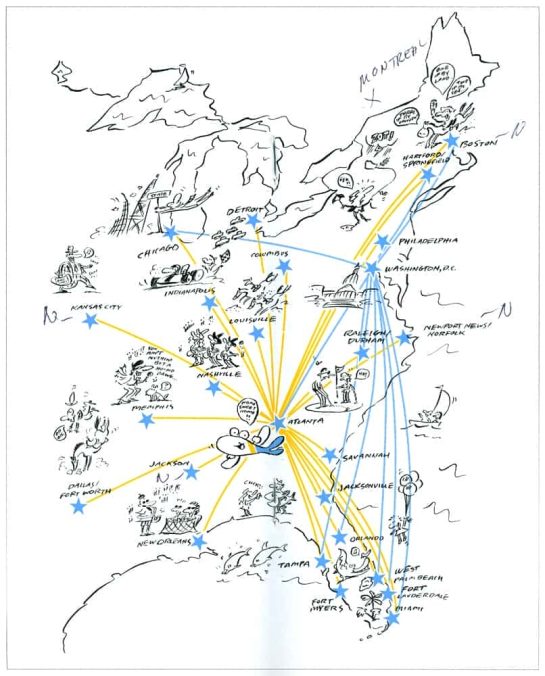Air Tran and ValuJet Timetables and Route Maps - The Airchive 2.0