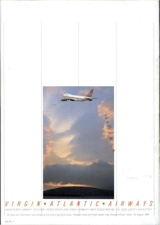 Virgin Atlantic Airways Brochures and Inflight Guides - The Airchive 2.0