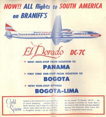 Braniff International Timetables and Route Maps - The Airchive 2.0