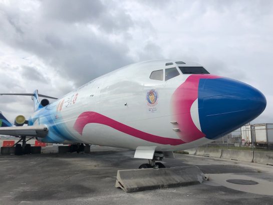 Calder "Mr. Awesome" Sloan Awesome Force One Boeing 727 Unveiling ...