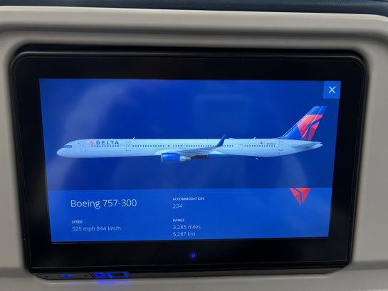 Delta Air Lines IFE Boeing 757 - August 2022 - The Airchive 2.0
