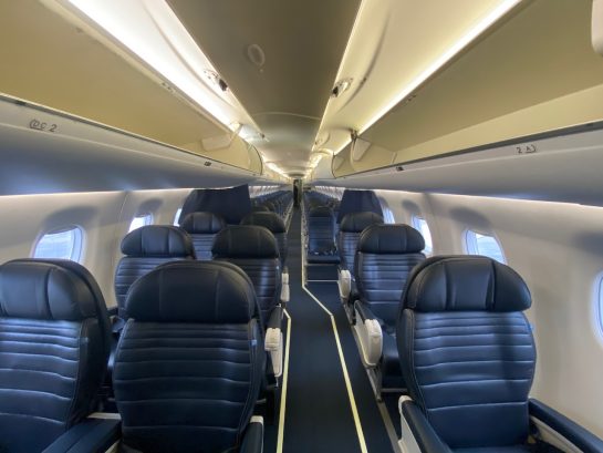 United Express Embraer E170 Cabin - October 2021 - The Airchive 2.0