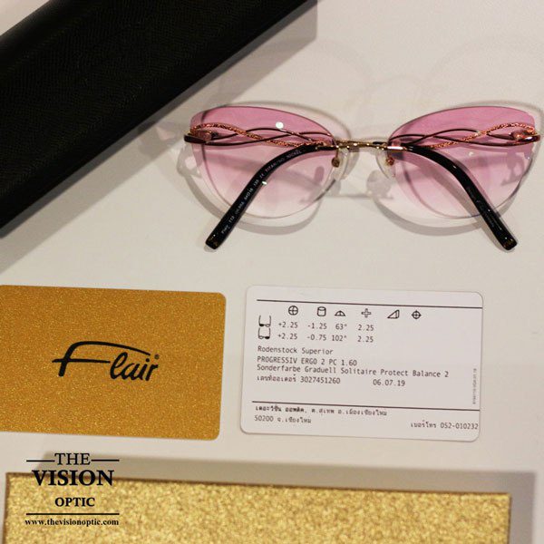 กรอบ Silhouette + เลนส์ Rodenstock รุ่น Progressiv Ergo(PC) solitaire ...