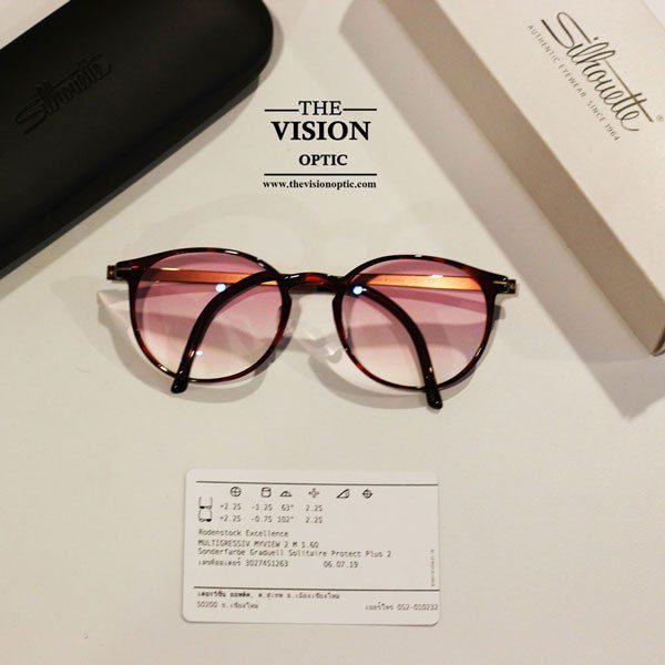 กรอบ Silhouette + เลนส์ Rodenstock รุ่น Progressiv Ergo(PC) solitaire ...