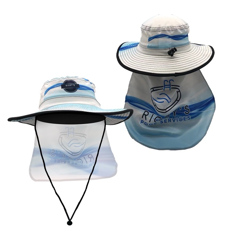 PR117 - BUCKET SUN HAT WITH FLAP - Ubix Now