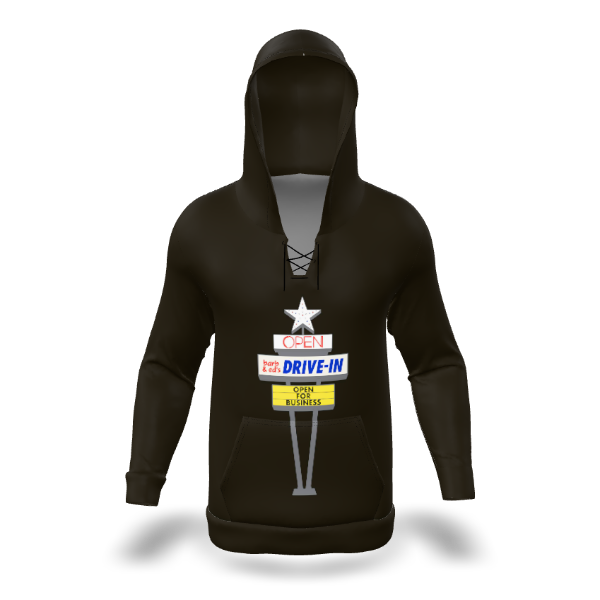 PR119 - MEN'S LACE-UP HOODIE - Ubix Now