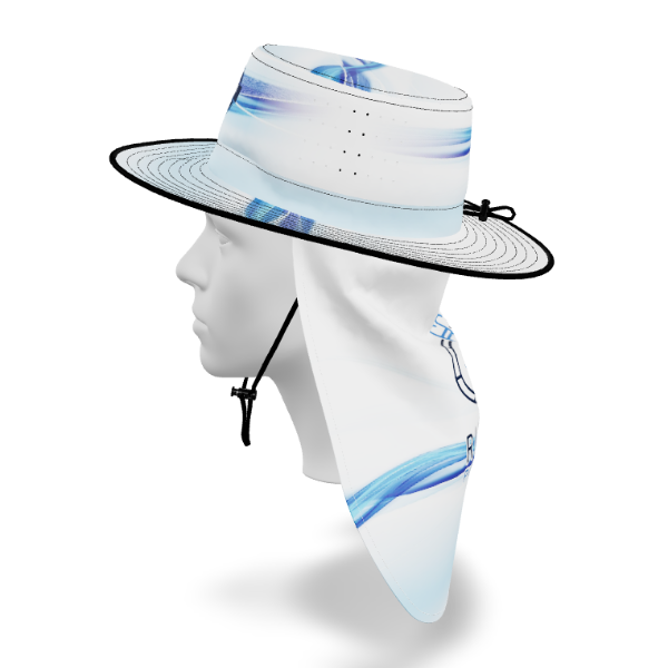 PR117 - BUCKET SUN HAT WITH FLAP - Ubix Now