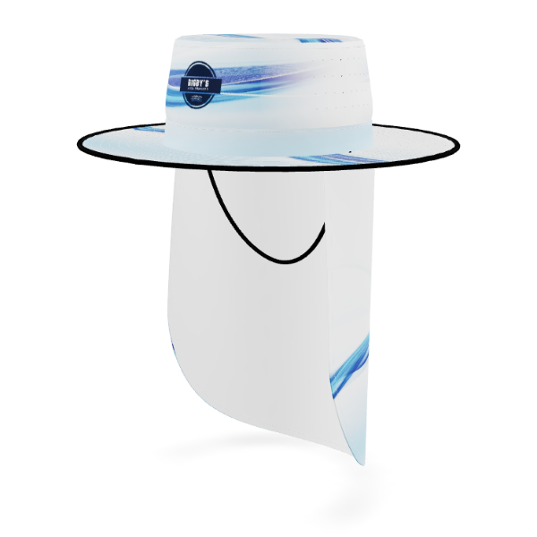 PR117 - BUCKET SUN HAT WITH FLAP - Ubix Now