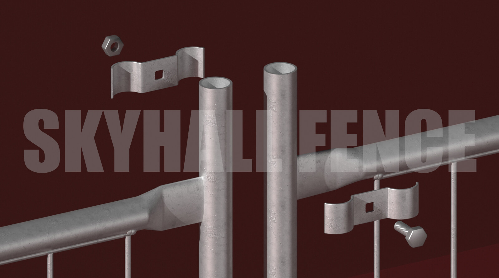 Quality Segmental Fence Double Wire Type | SKYHALL® Fence
