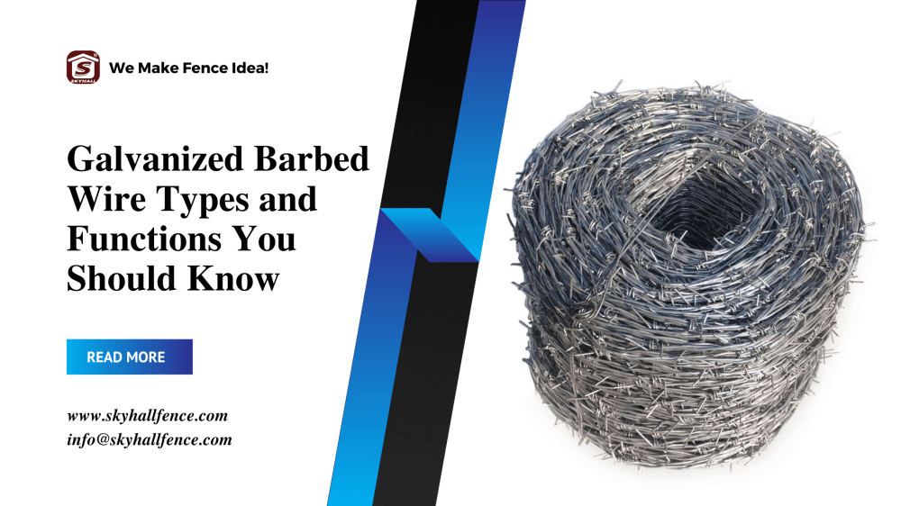 Galvanized Barbed Wire Types And Functions