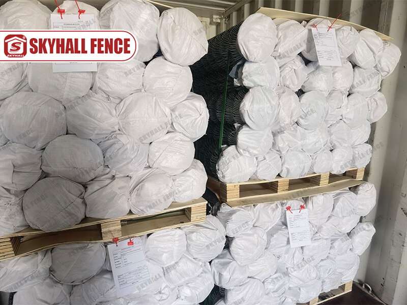 5 Km Galvanized Chain Link Fence For Kuwait Power Plant