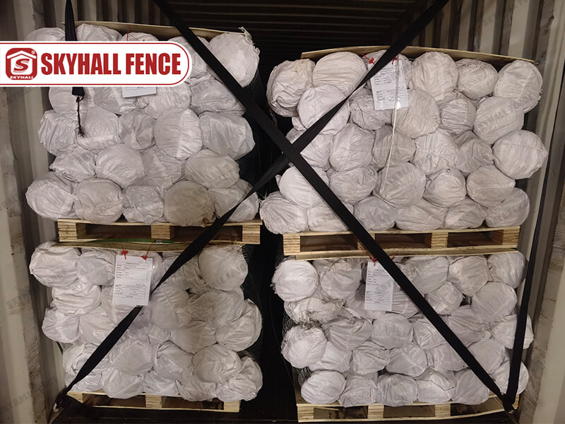 5 Km Galvanized Chain Link Fence For Kuwait Power Plant