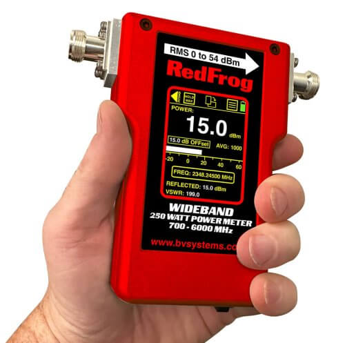 Handheld Wideband Power Meter 700 MHz - 6000 MHz calibrated