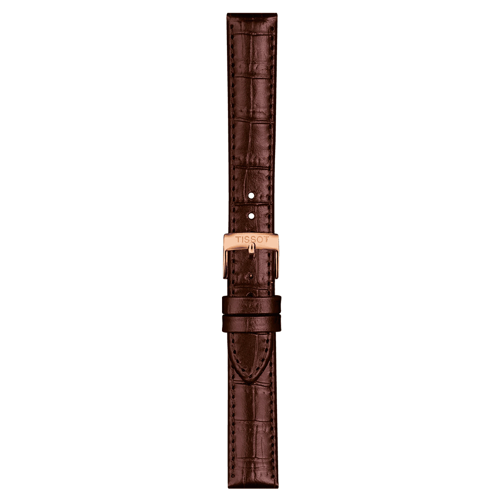 Tissot Official Brown Leather Strap Lugs 15 MM - Linda & Co Tissot Official Brown Leather Strap Lugs 15 MM - Linda & Co