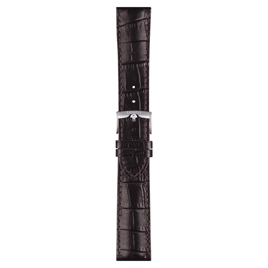 Tissot Official Brown Leather Strap Lugs 22 MM - Linda & Co Tissot Official Brown Leather Strap Lugs 22 MM - Linda & Co