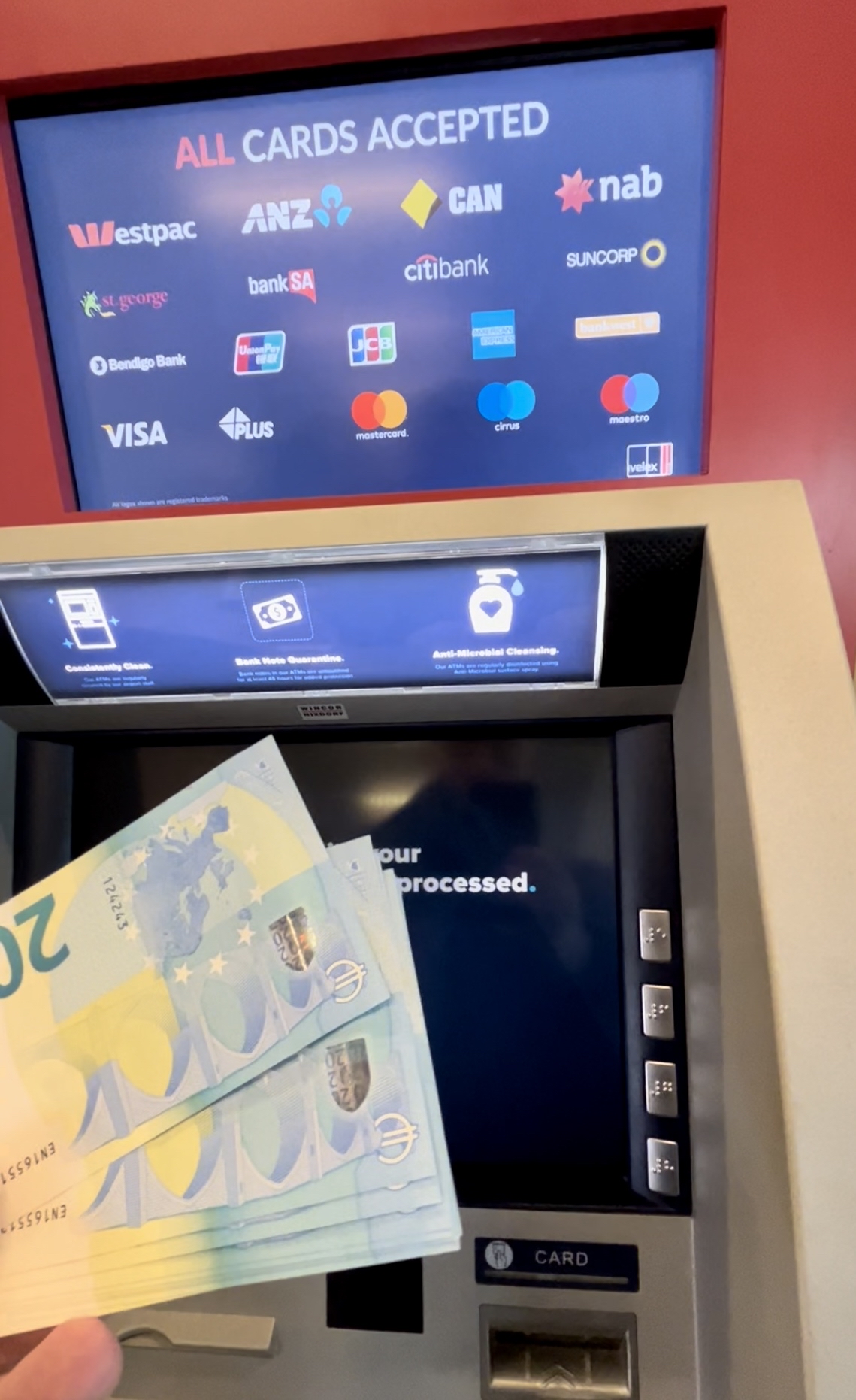 Travelex launches first foreign currency ATM at Brisbane Airport