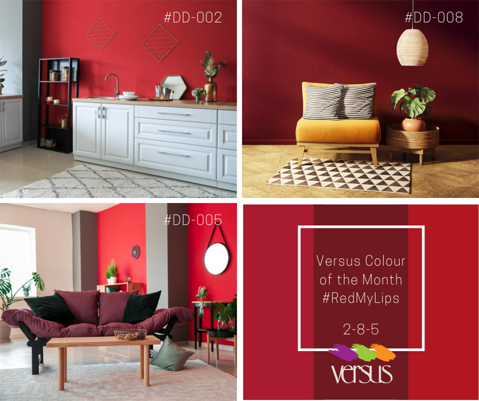 Go Bold With Versus Paint Colours of the Month - #RedMyLips - SA Decor ...