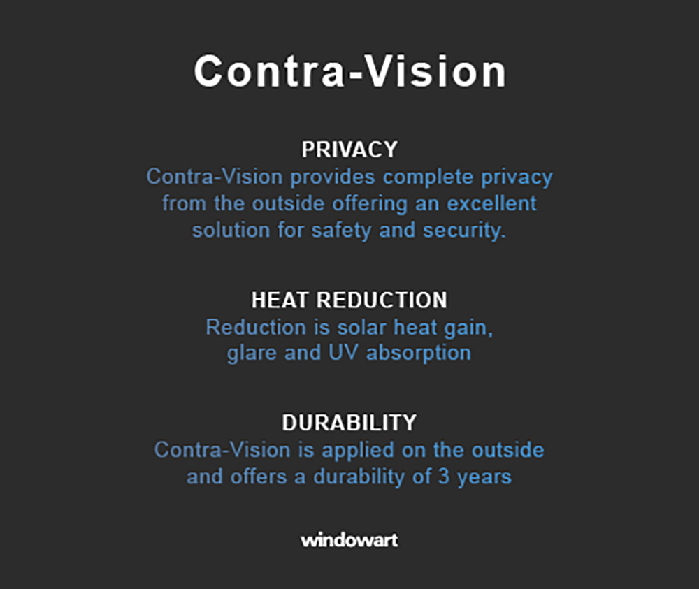 Window Art: contra vision and frosting - SA Decor & Design