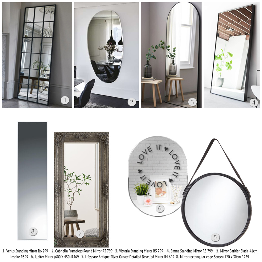 Leroy Merlin: Decorating with Mirrors - SA Decor & Design