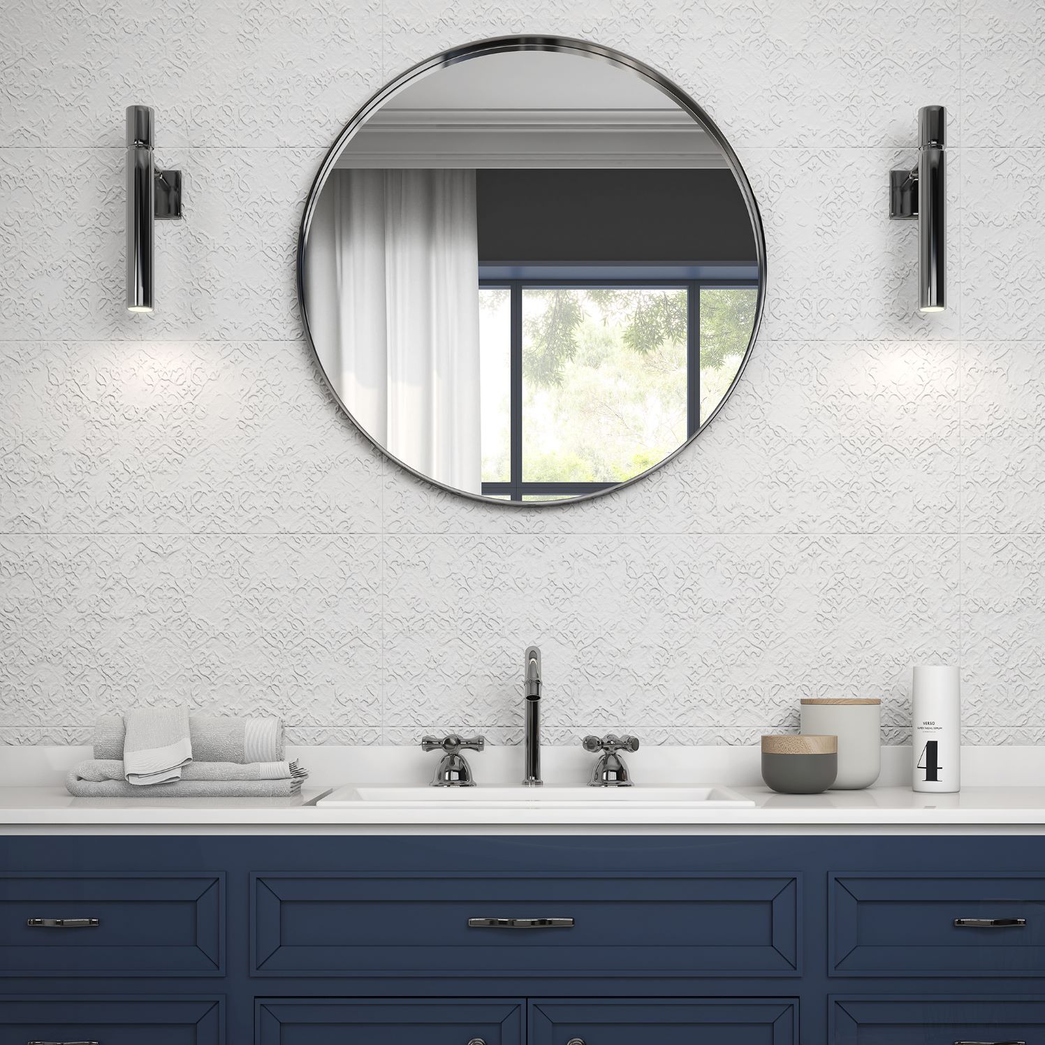 OXO Bathrooms: 3 Ways With Textured Tiles At Home - SA Decor & Design