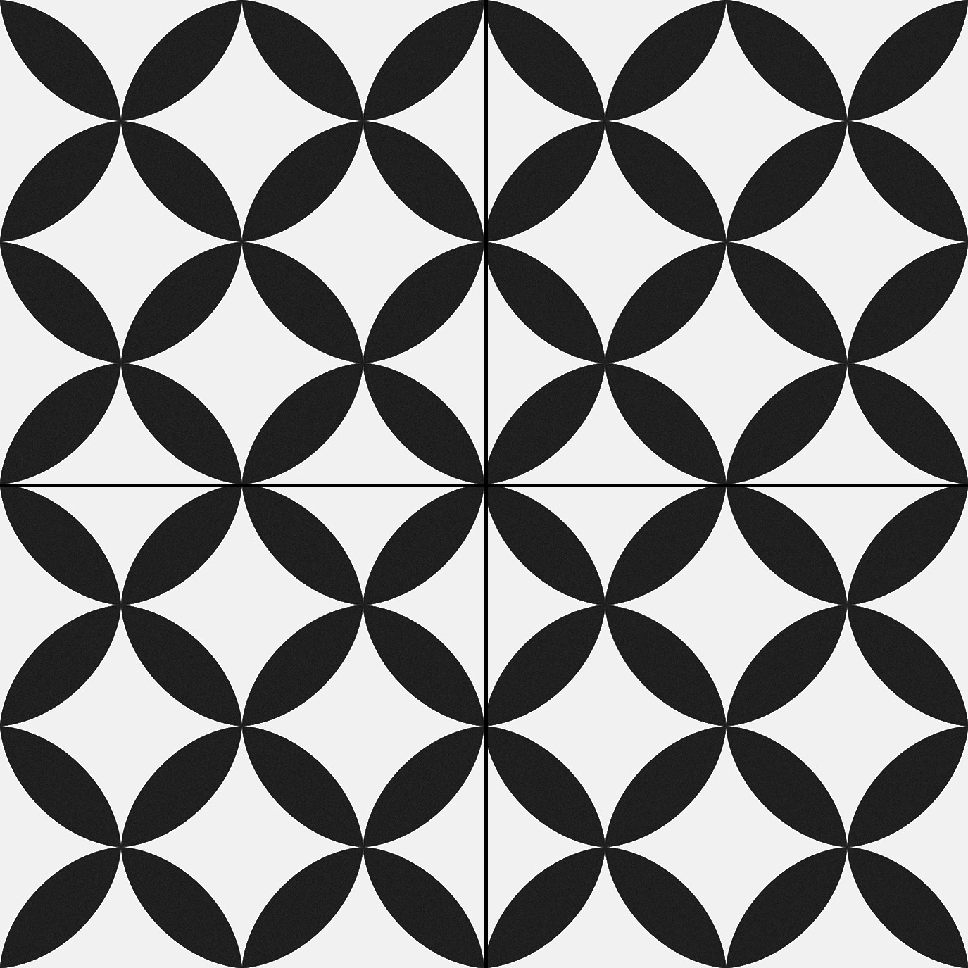 Circle Black Matt Glazed Porcelain Tile - Italtile Retail - SA Decor ...