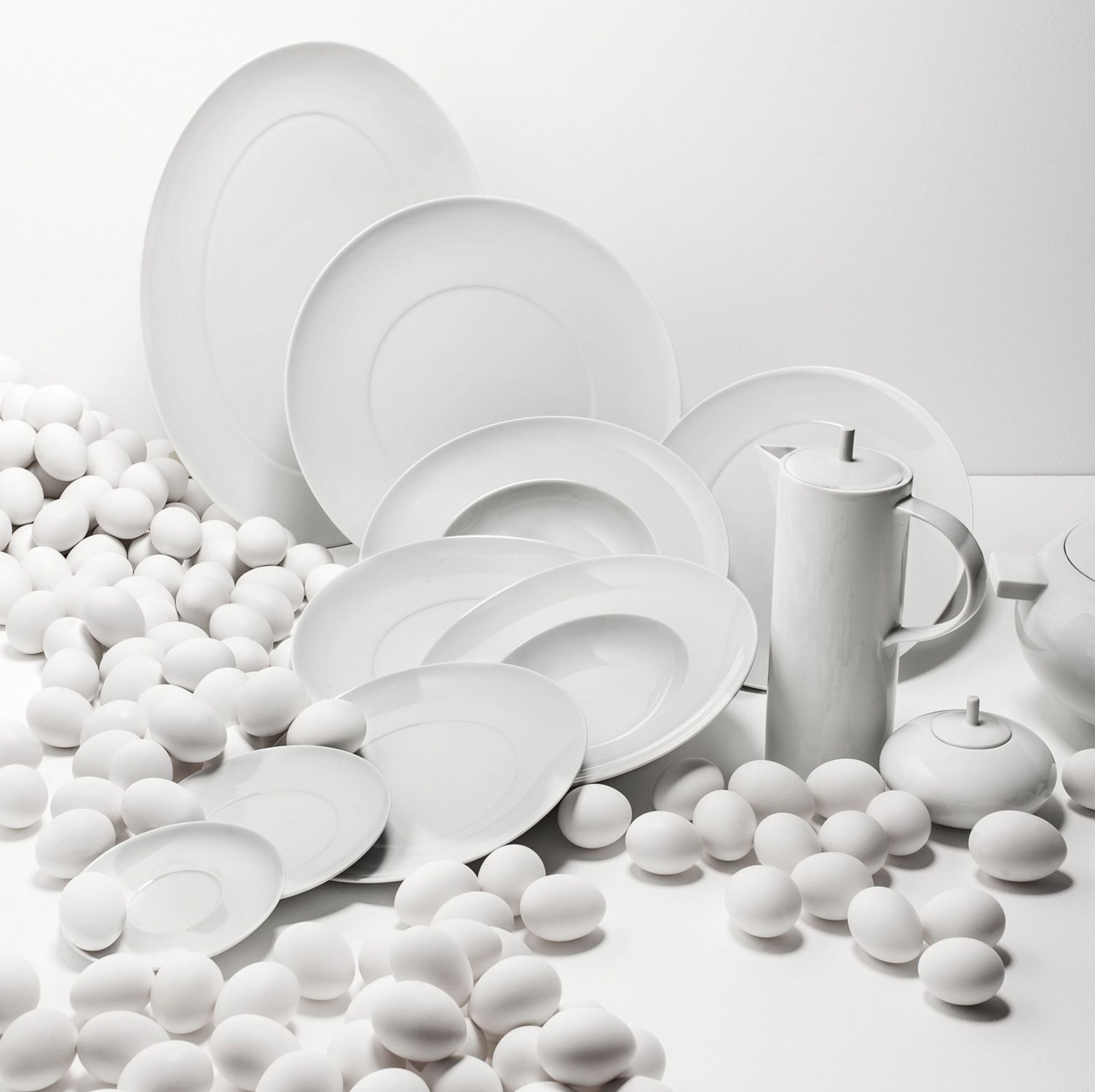 Domo White – 66pc Dinner Set - Da Rocha Interiors - SA Decor & Design