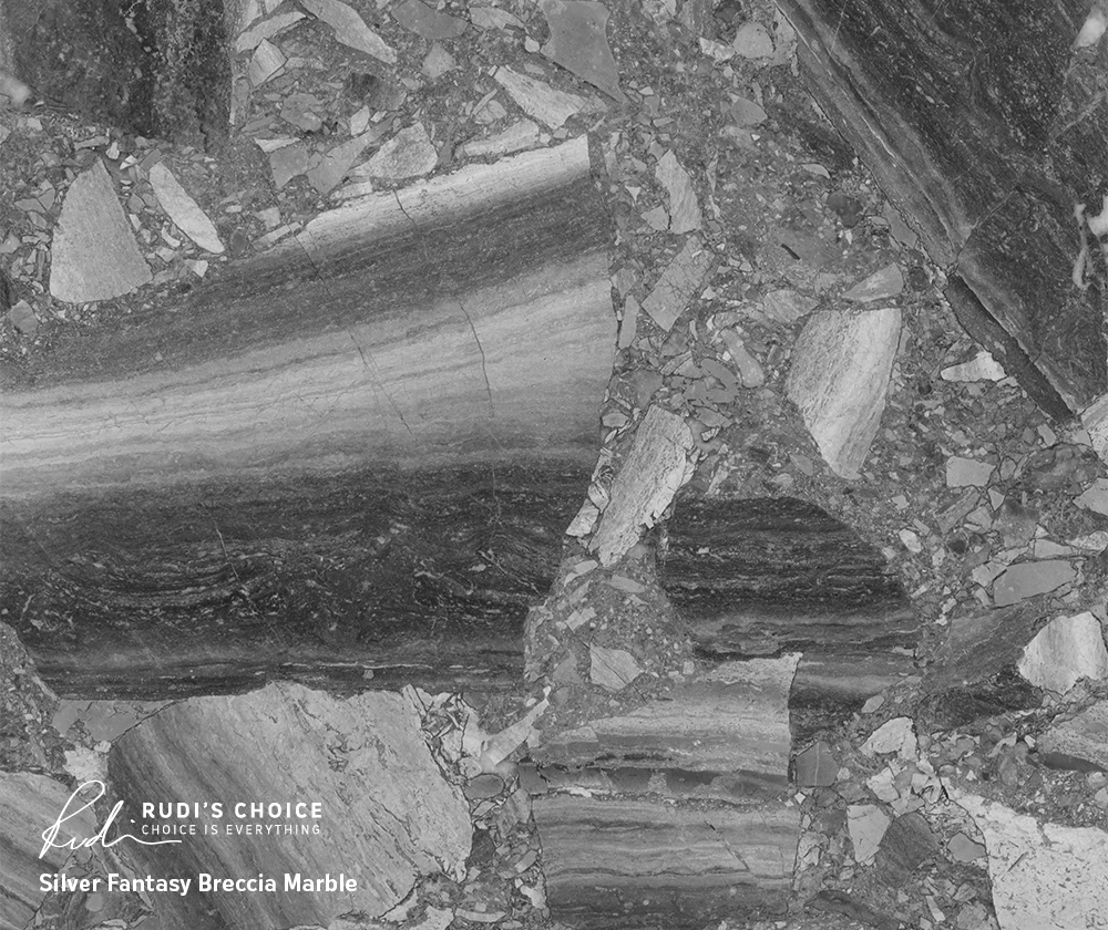 Silver Fantasy Breccia Marble - Rudi's Choice - SA Decor & Design
