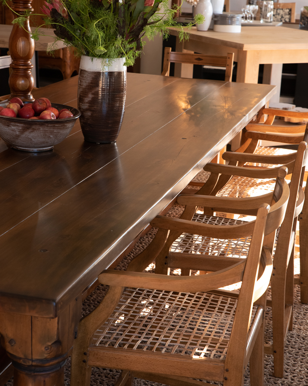 Four Columned Refectory Table - Pierre Cronje - SA Decor & Design