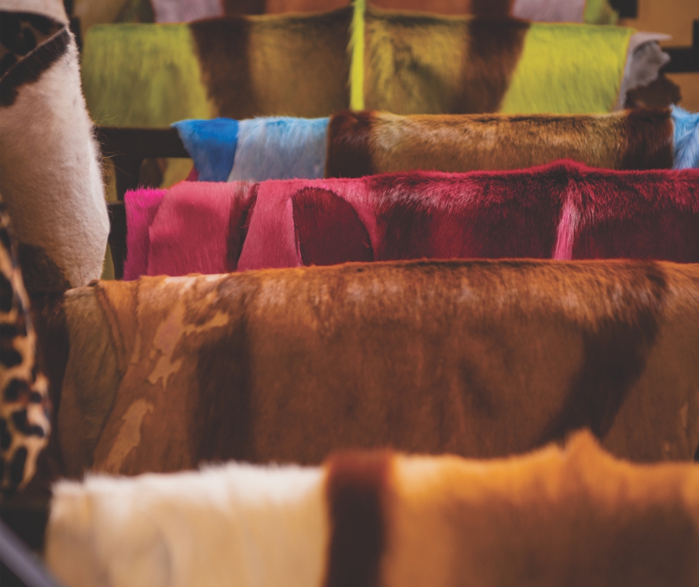 Springbok Leather Gameskin - Woodheads - SA Decor & Design