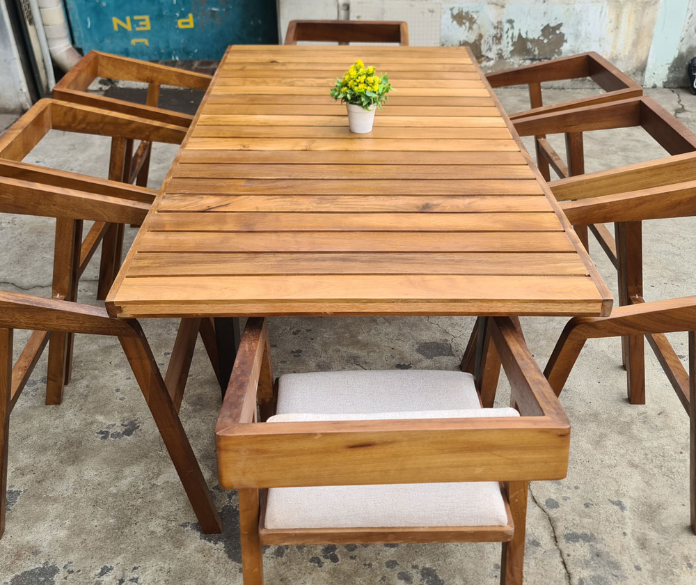 Iroko Table - Timbergold - SA Decor & Design