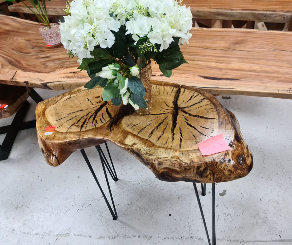 Tree Trunk Table - Timbergold - SA Decor & Design