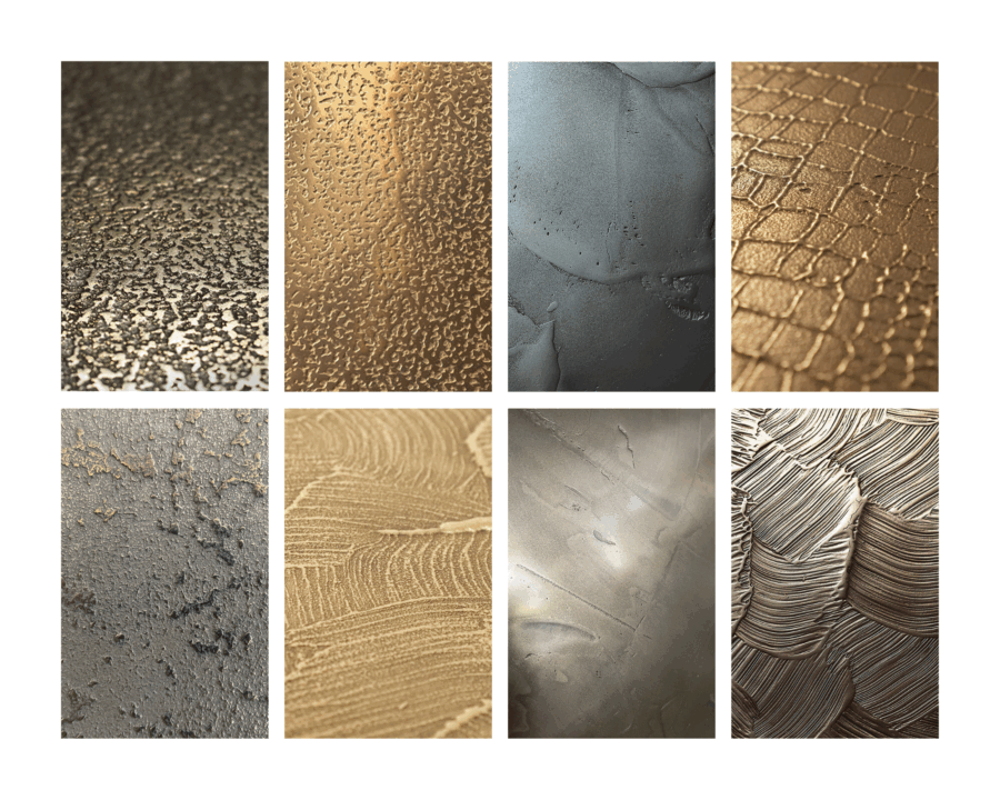 Stylish Blend: Metals and Textures Combined by Artep Studio - SA Decor ...