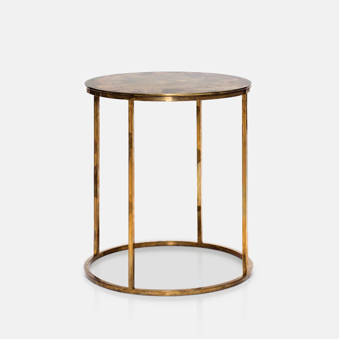 Simple Round Side Table Brass - Tonic Design - SA Decor & Design
