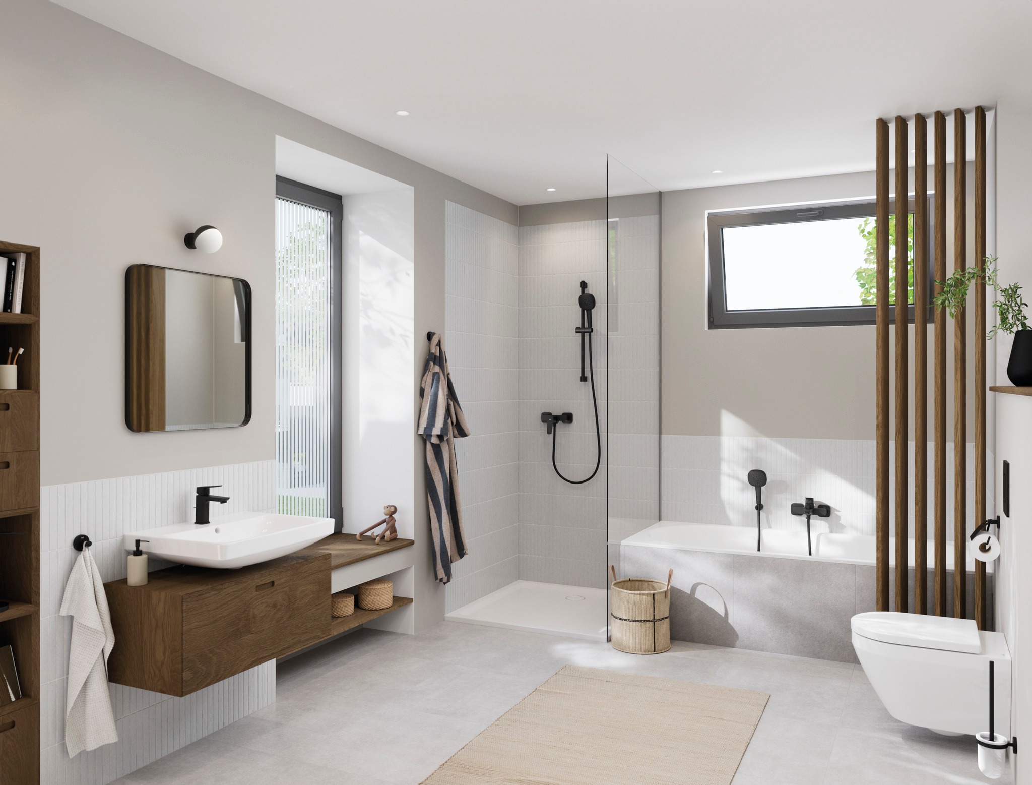 Effortless Bathroom Harmony with GROHE Cubeo - SA Decor & Design