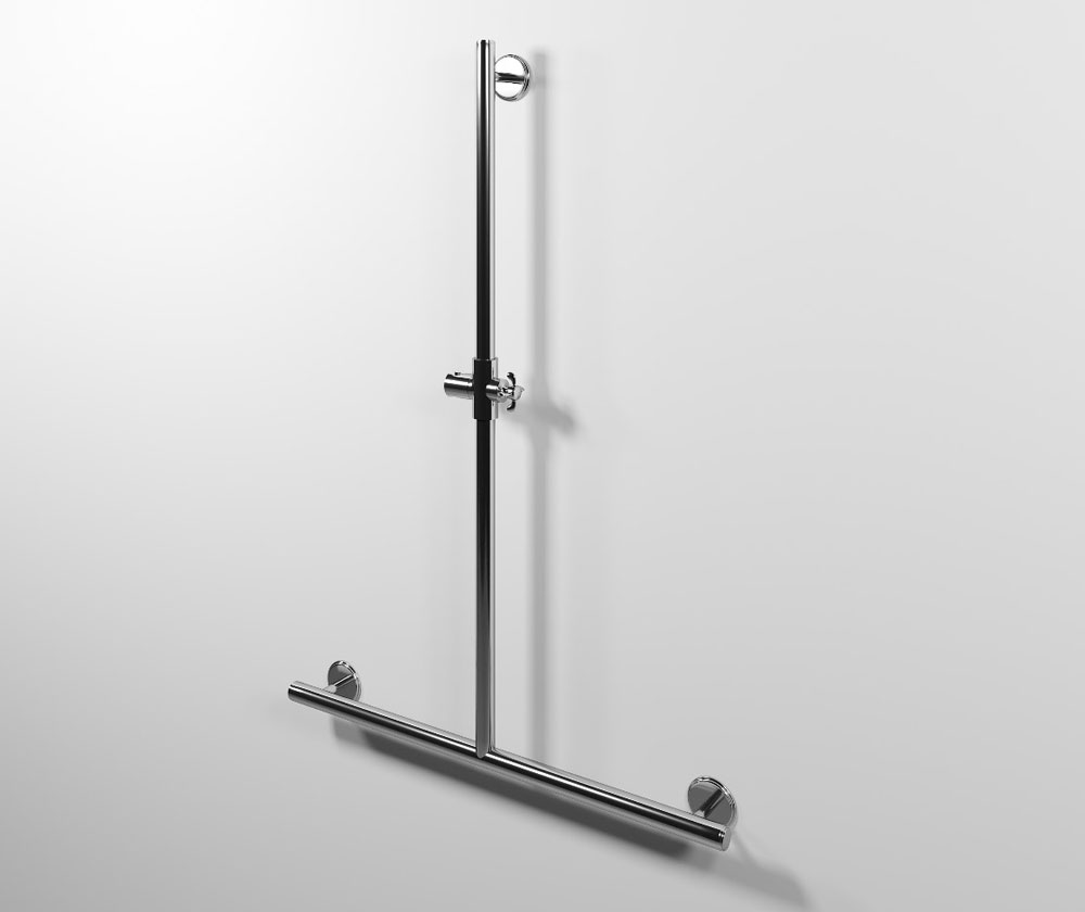 AMORE SHOWER SLIDING & SUPPORT RAIL - Vaniti House - SA Decor & Design