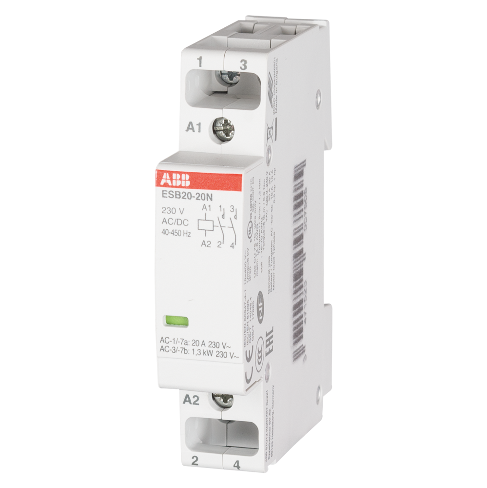 Contactor Modular 20A 230V 50HZ - Voltsan.ro - Magazin online electrice ...