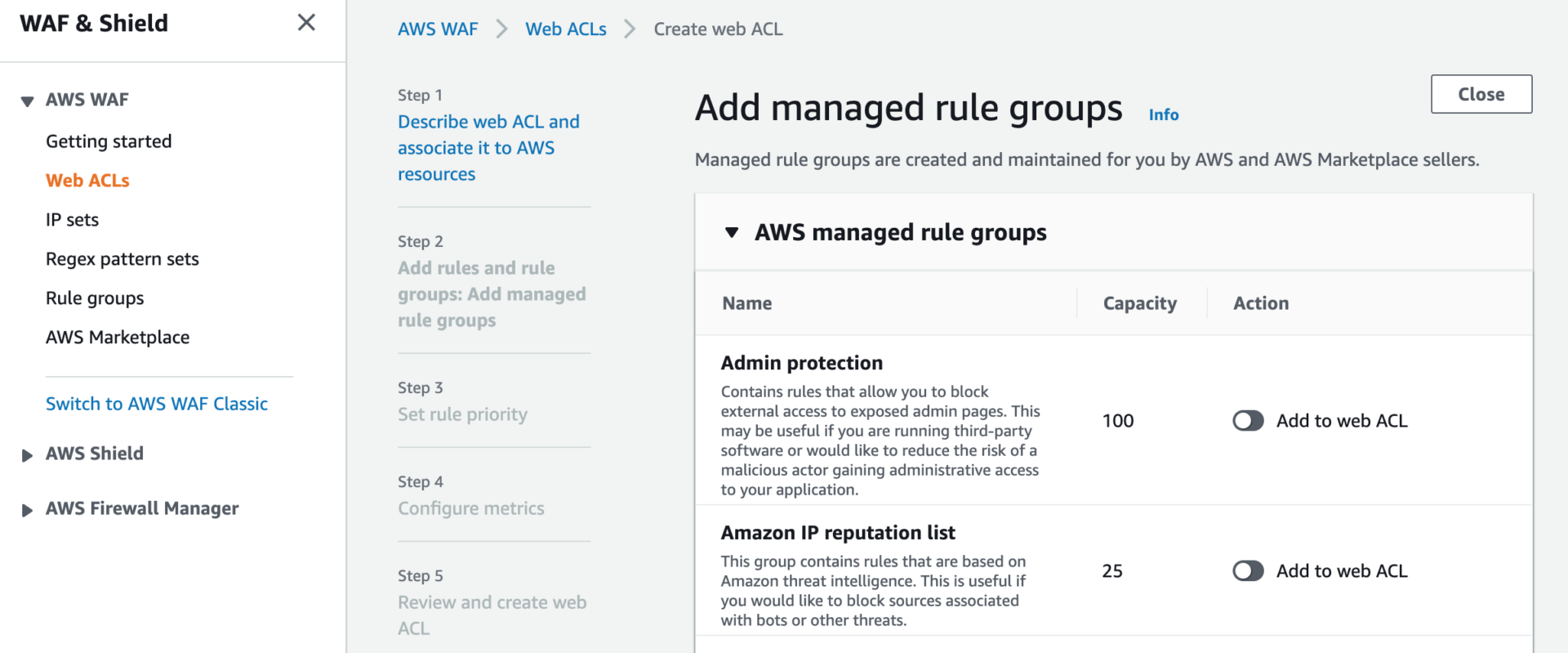 AWS Managed Rules for AWS WAF について整理 | 空想ブログ
