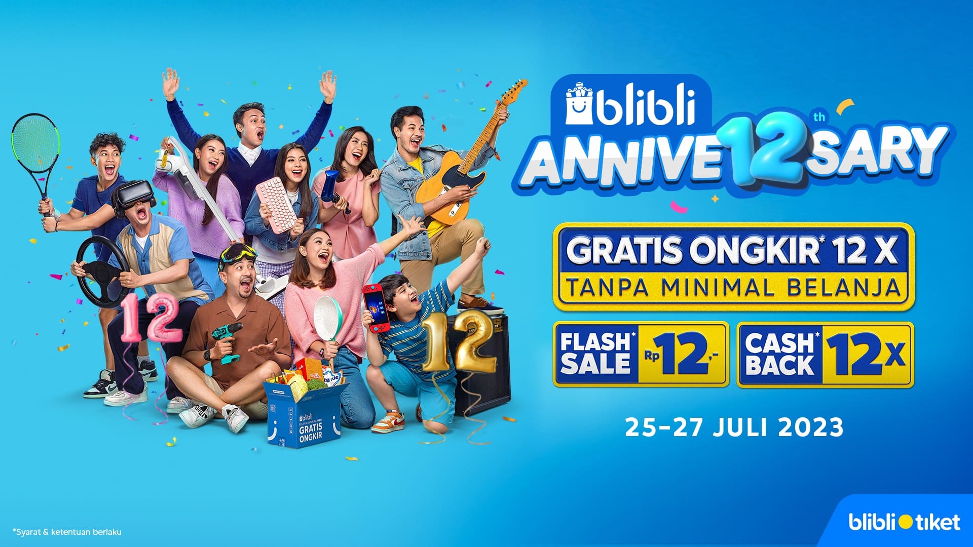Blibli Ulang Tahun ke-12: Konsisten Berikan Penawaran Terbaik dan ...
