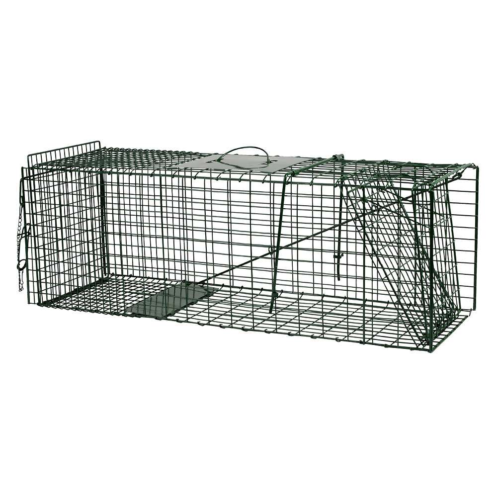Animal trap large zinc plated / green powder coating | Animal traps ...