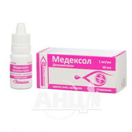 Инструкция ᐉ Медексол капли глазные суспензия 1 мг/мл флакон-капельница ...