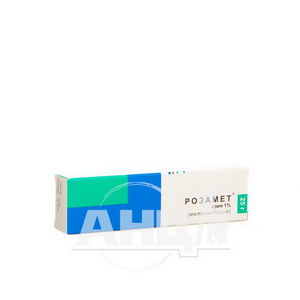 ᐉ Розамет крем для наружного применения 1 % туба 25 г (3858881058033 ...