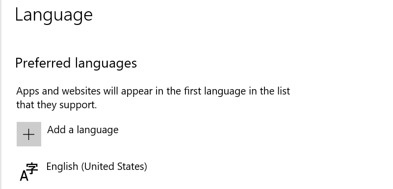 Change Keyboard Language Windows 10