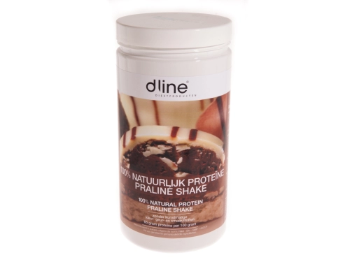 Praline proteïne maaltijd shake voorzien van essentiële vitamine en ...
