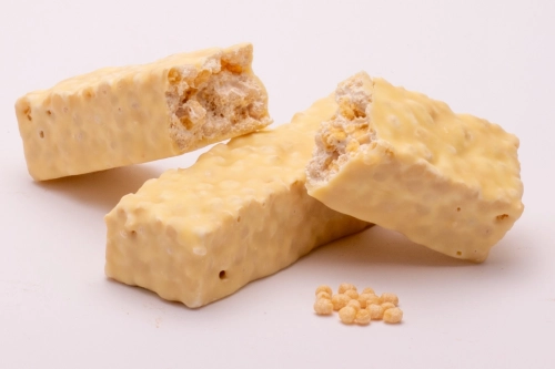 Citroen crisp chocolade reep eiwitrijk voor het proteinedieet