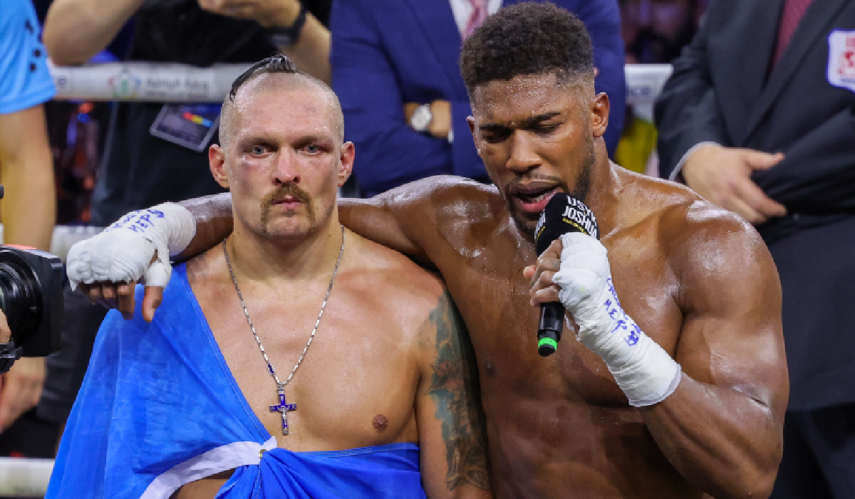 Anthony Joshua no se pudo contener y rompió en llanto tras caer ...