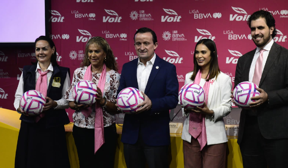 Así es el balón rosa de la Liga MX con el que se jugará en octubre ...